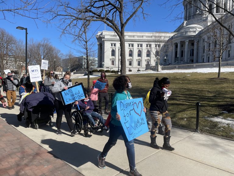 Disability rights advocates protest ableism after hidden camera found ...