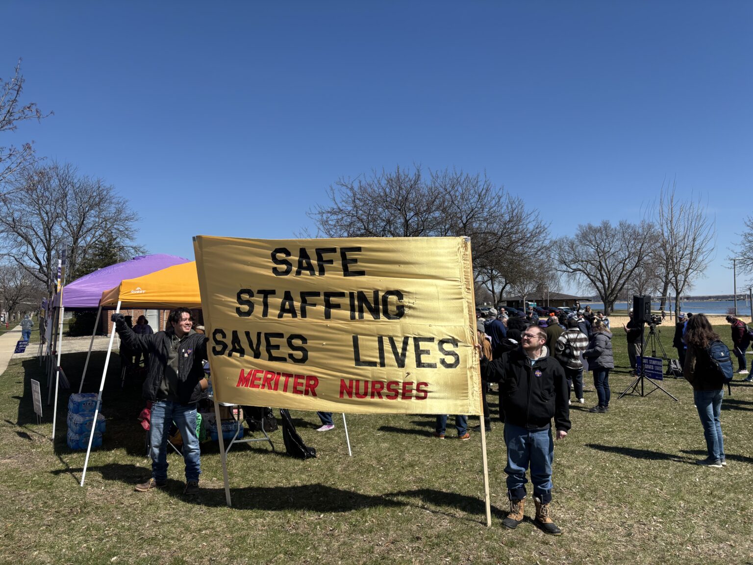 Meriter nurses hold ‘Strike Ready Rally’ during union negotiations ...
